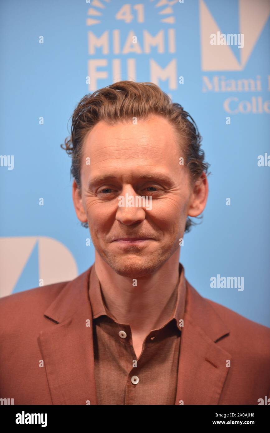 Miami, Florida, USA. 09th Apr, 2024. Actor Tom Hiddleston attends 41st ...