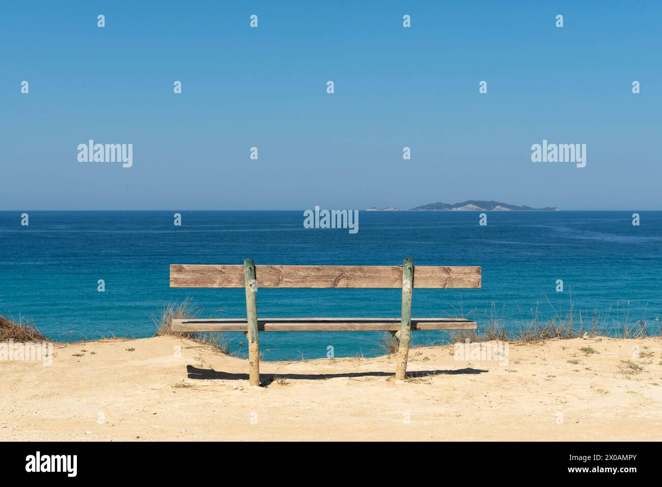 Bench with seaview hi-res stock photography and images - Alamy