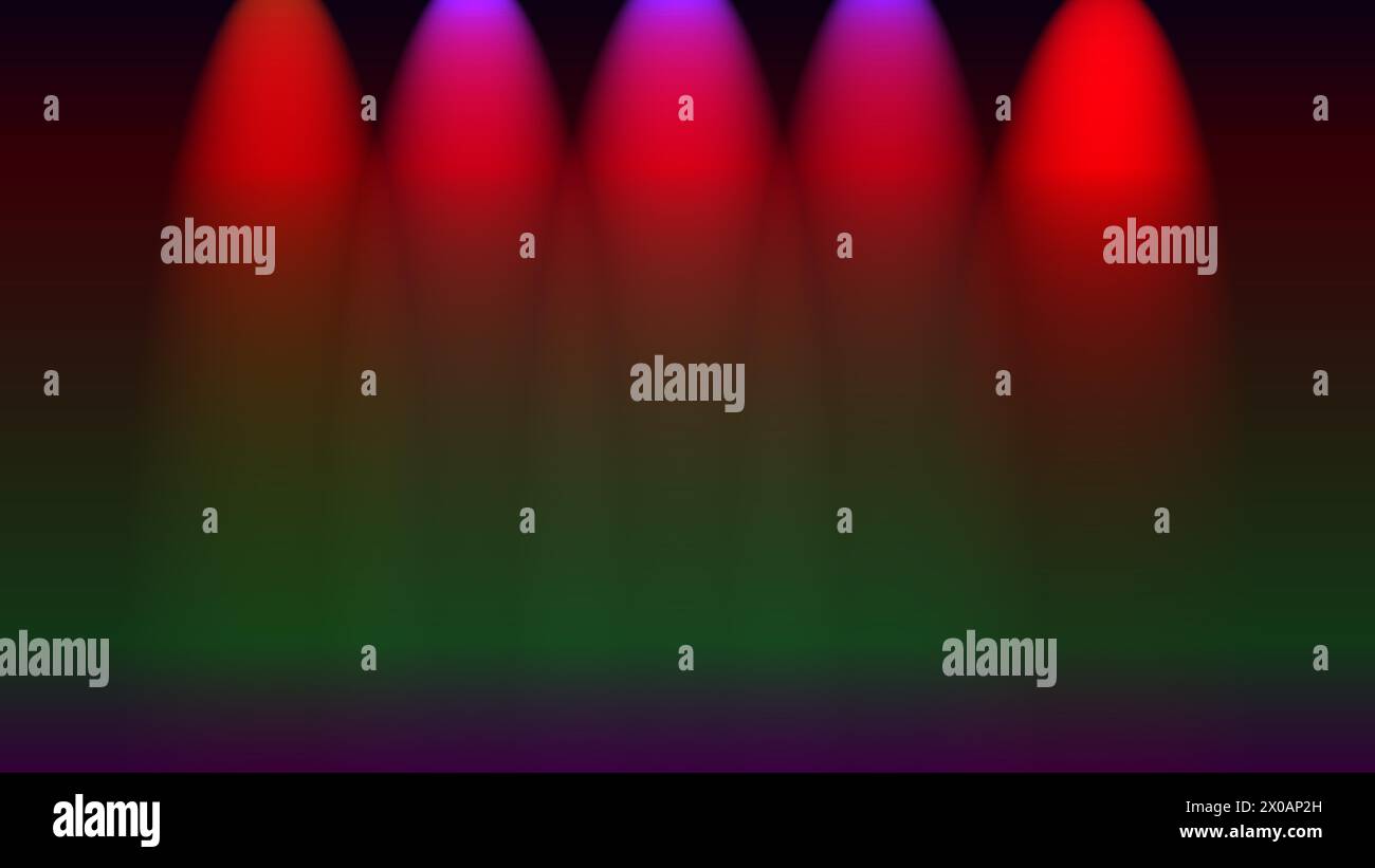 Five lights down colorful abstract. Abstract blurred background, For ...