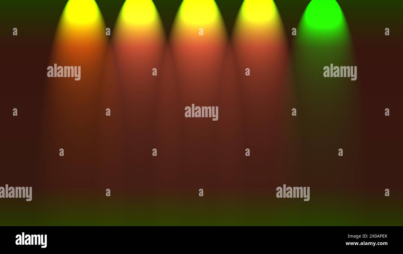 Five lights down colorful abstract. Abstract blurred background, For ...