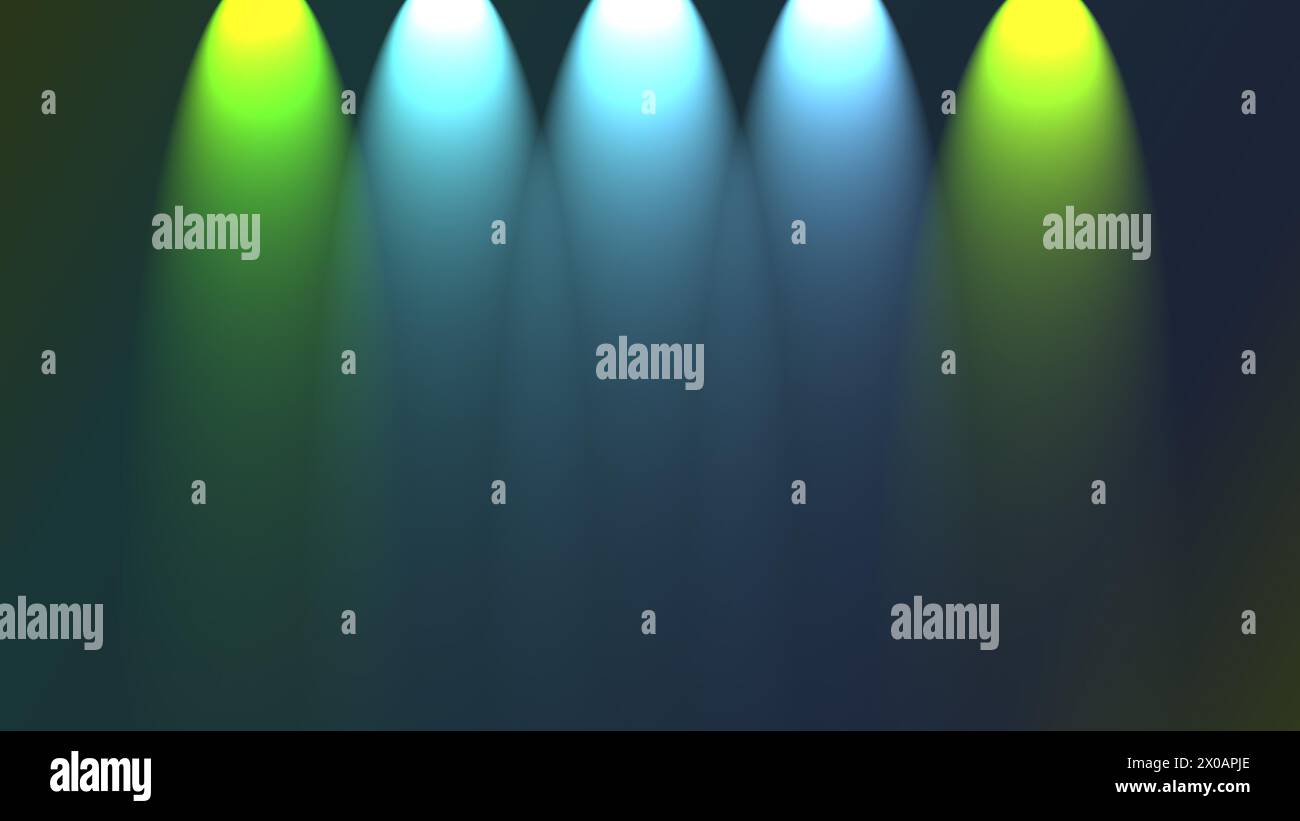 Five lights down colorful abstract. Abstract blurred background, For ...
