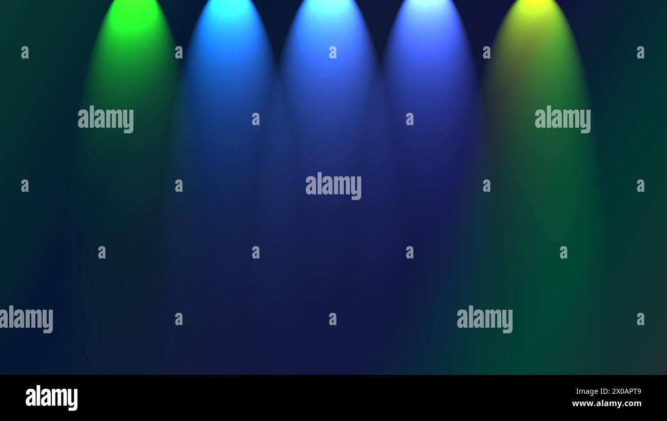 Five lights down colorful abstract. Abstract blurred background, For ...