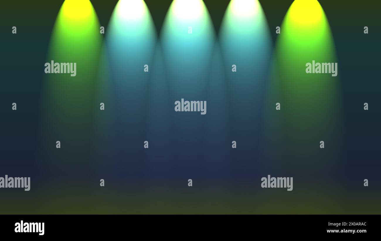 Five lights down colorful abstract. Abstract blurred background, For ...