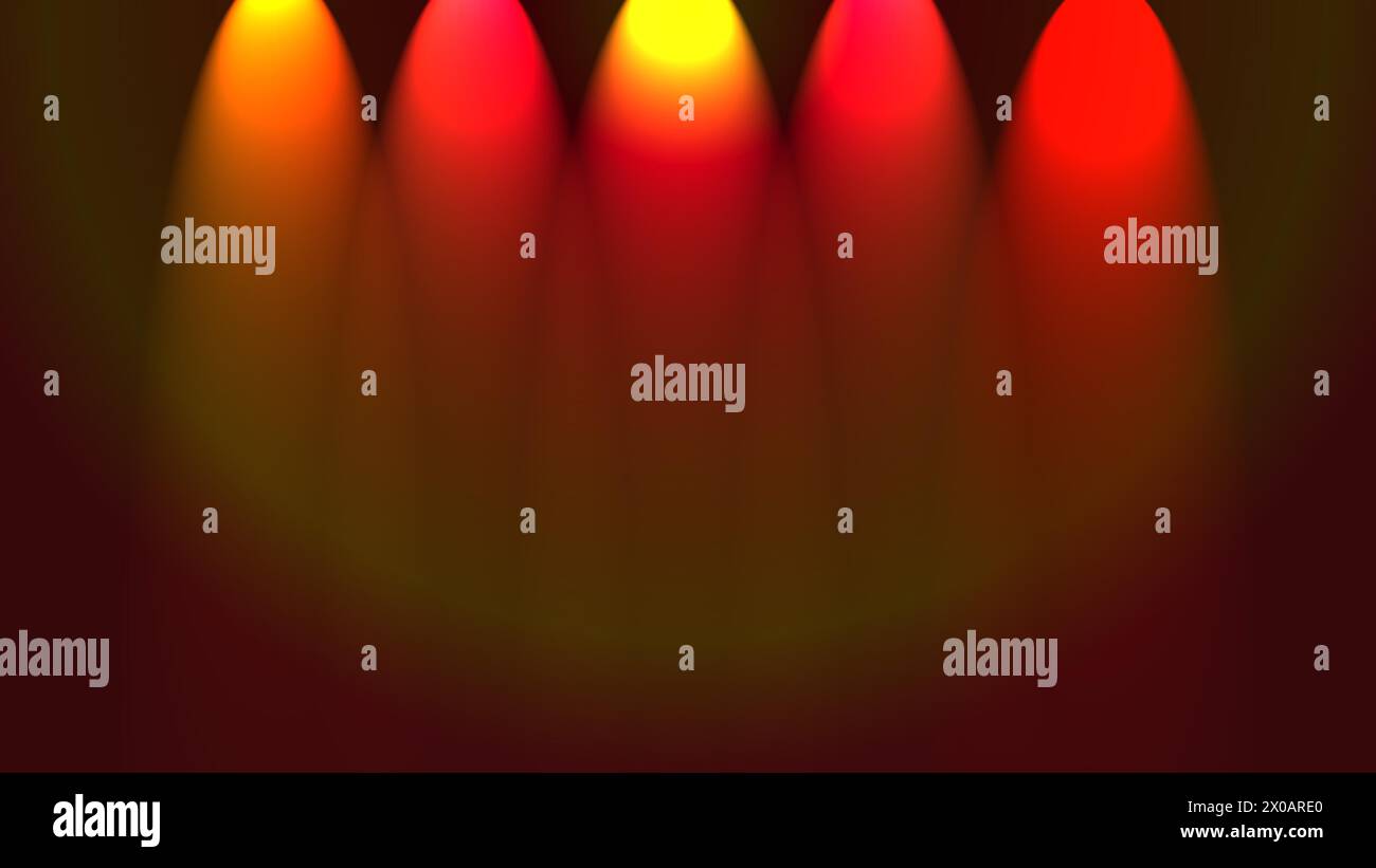 Five lights down colorful abstract. Abstract blurred background, For ...