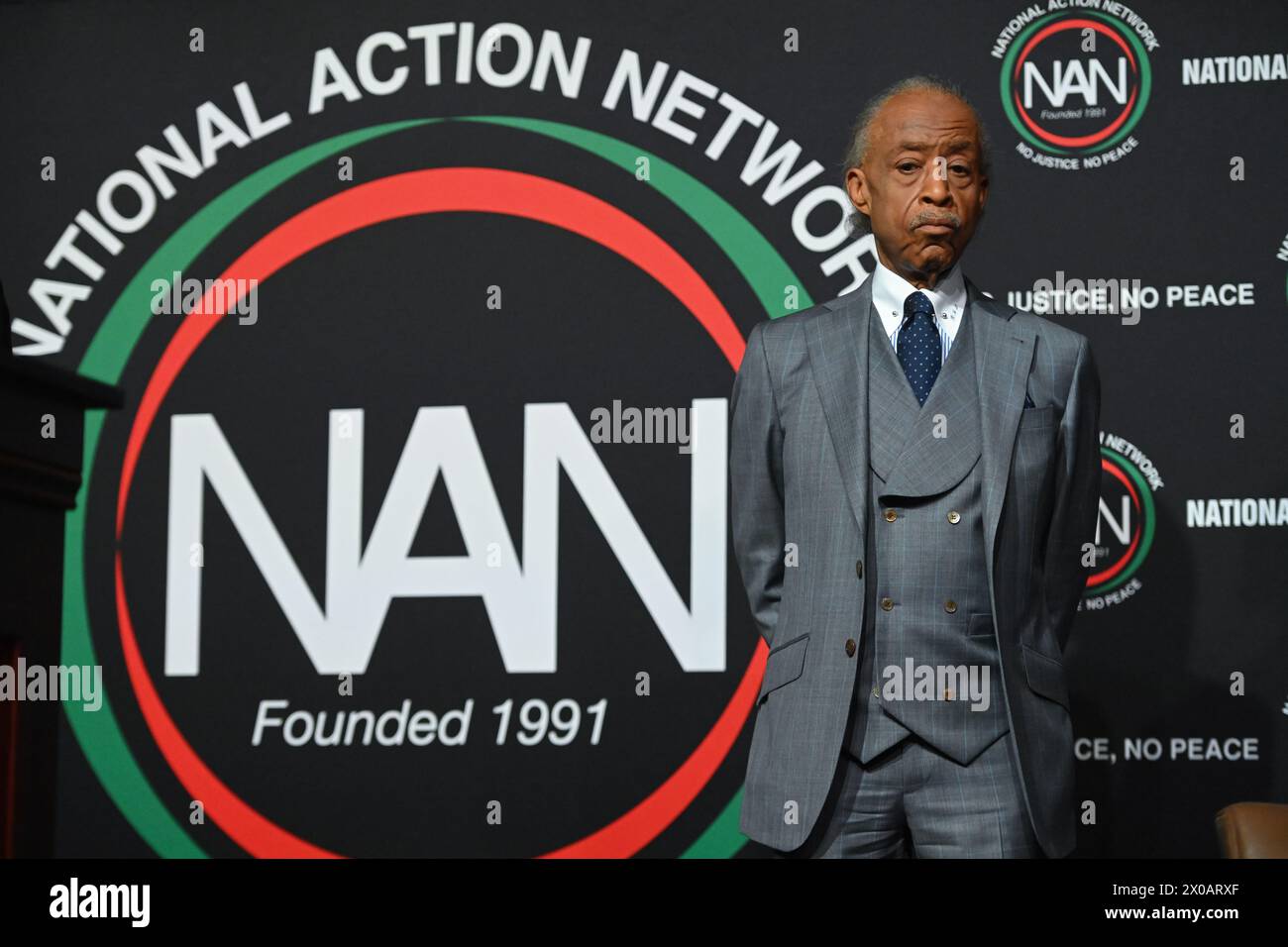 Governor Kathy Hochul speaks during the National Action Network (NAN ...