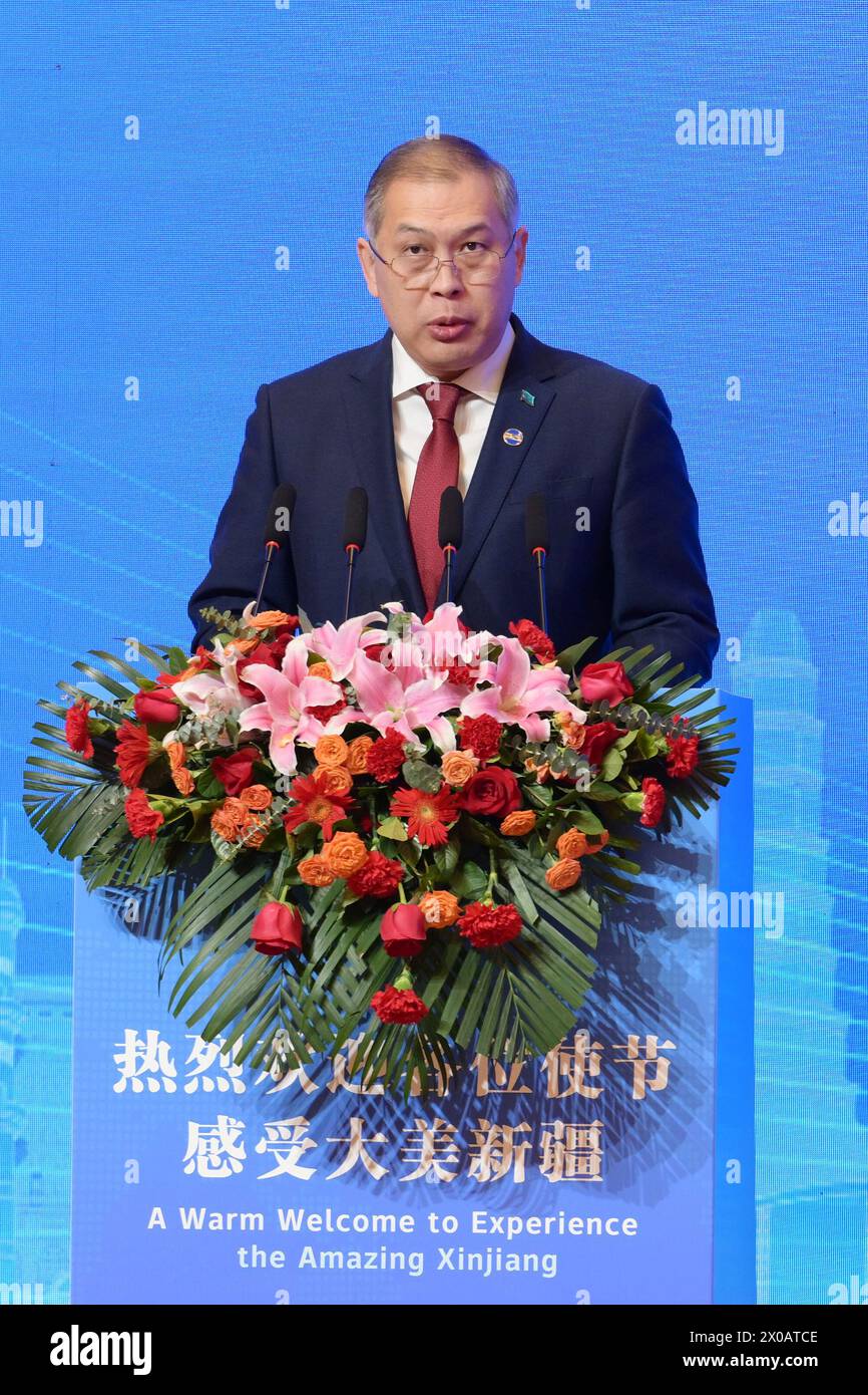 Beijing, China. 10th Apr, 2024. Shakhrat Nuryshev, ambassador of ...