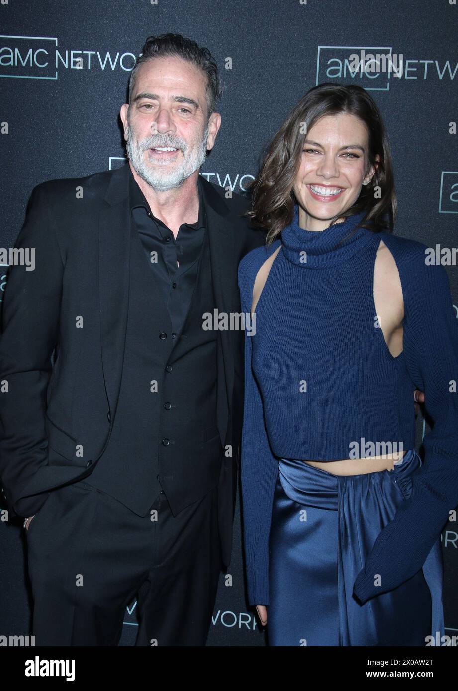 Lauren cohan jeffrey dean morgan hi-res stock photography and images ...