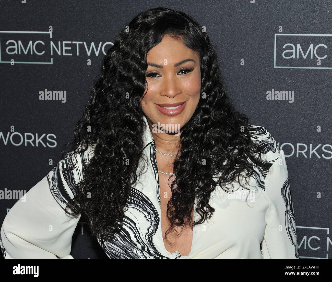 New York, USA. 10th Apr, 2024. Anansa Sims attends the AMC Networks ...