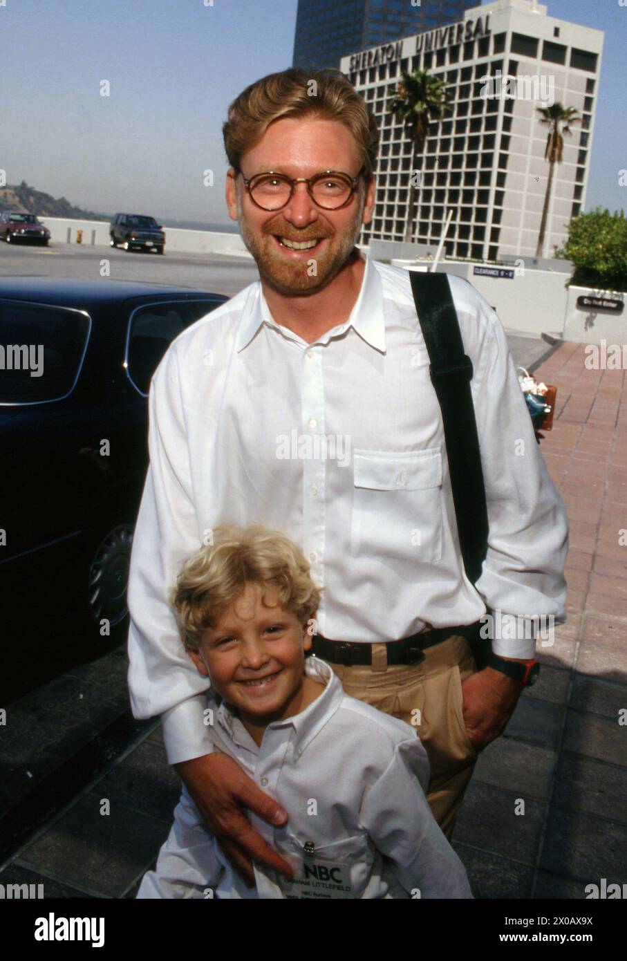Warren Littlefield and son Graham Littlefield 1991 Credit: Ralph ...