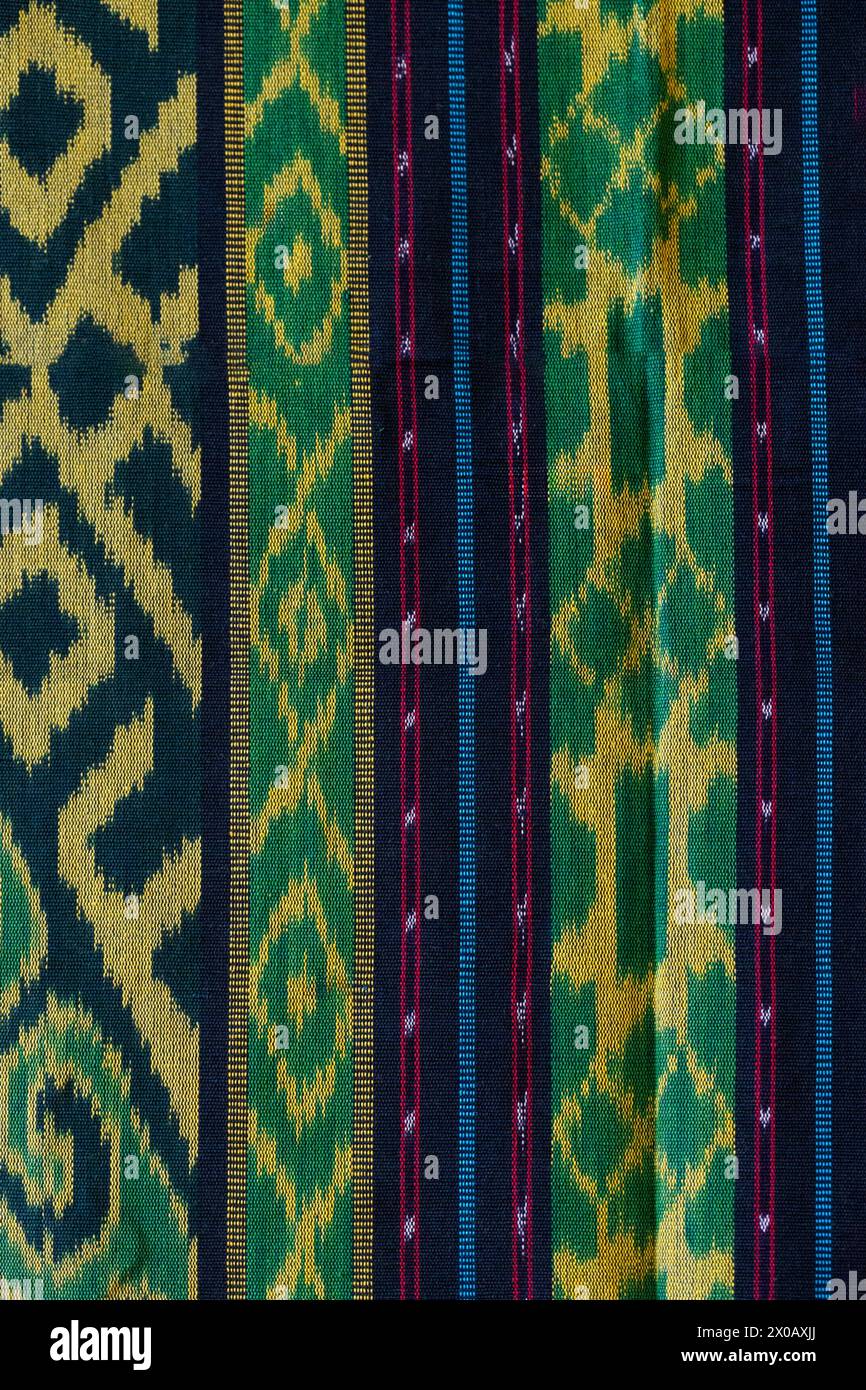 Traditional tenun ikat from Lombok, West Nusa Tenggara, Indonesia Stock ...