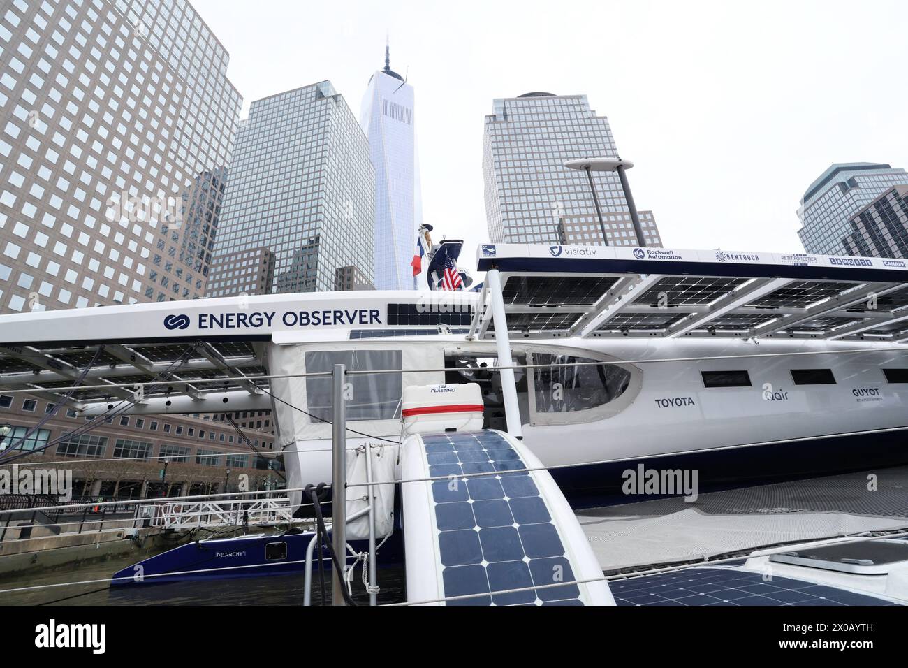 Energy Observer is the name of a boat, self-sufficient in energy, with ...