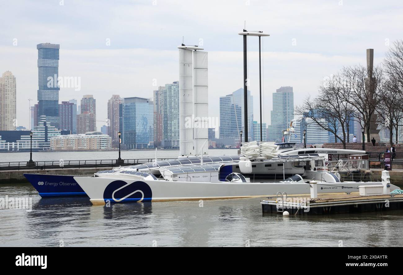 Energy observer boat hi-res stock photography and images - Alamy