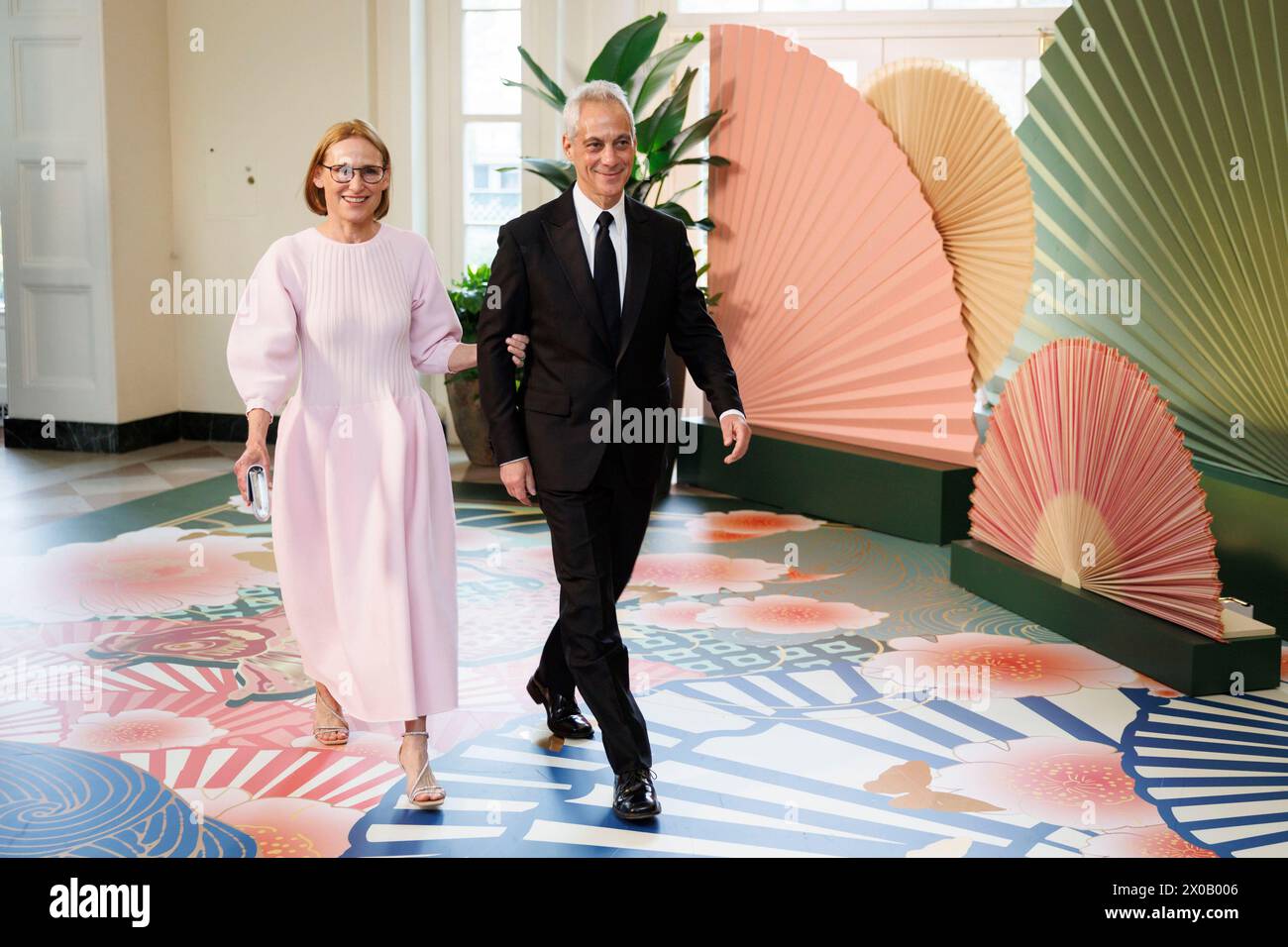 Rahm Emanuel, Ambassador of the United States to Japan, and Amy Rule ...