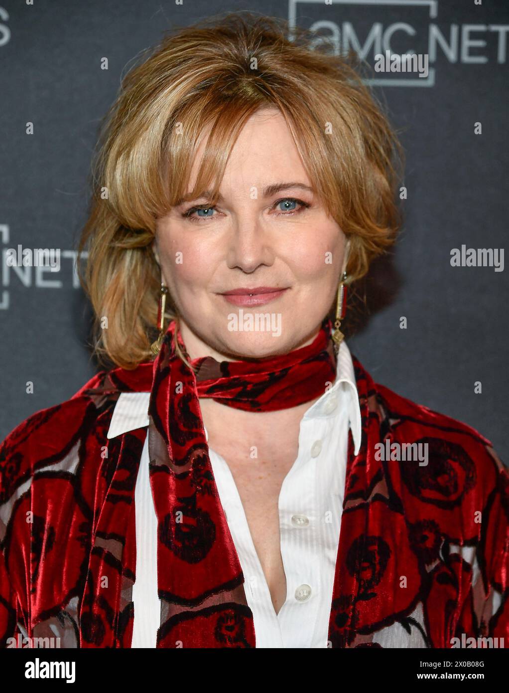 Lucy Lawless attends the AMC Networks 2024 Upfront at Chelsea Factory ...
