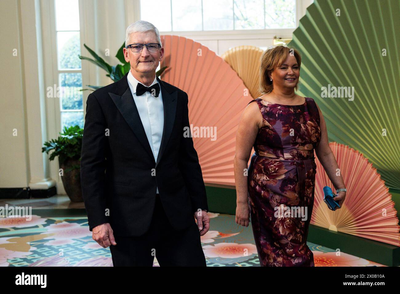 Washington, Vereinigte Staaten. 10th Apr, 2024. Mr. Tim Cook & Ms. Lisa ...