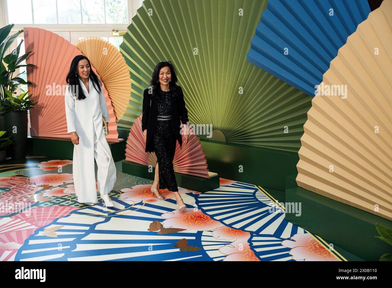 Washington, Vereinigte Staaten. 10th Apr, 2024. Ms. Niki Nakayama & Ms ...