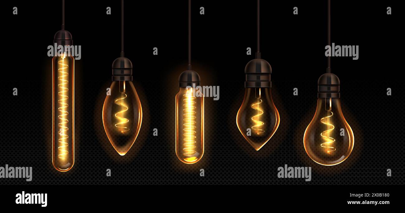 Light Bulb Filament Vector