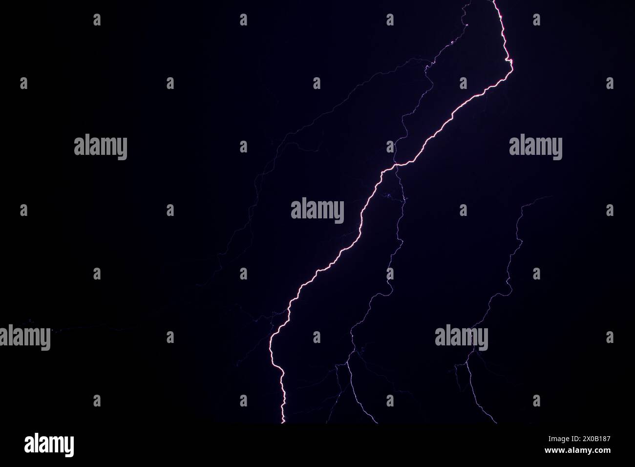 Lightning power over line hi-res stock photography and images - Alamy