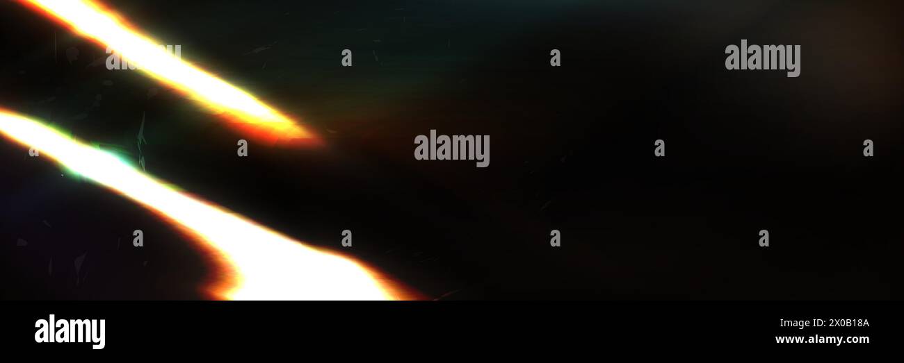 Film and photography leak flare overlay effect. Realistic vector ...