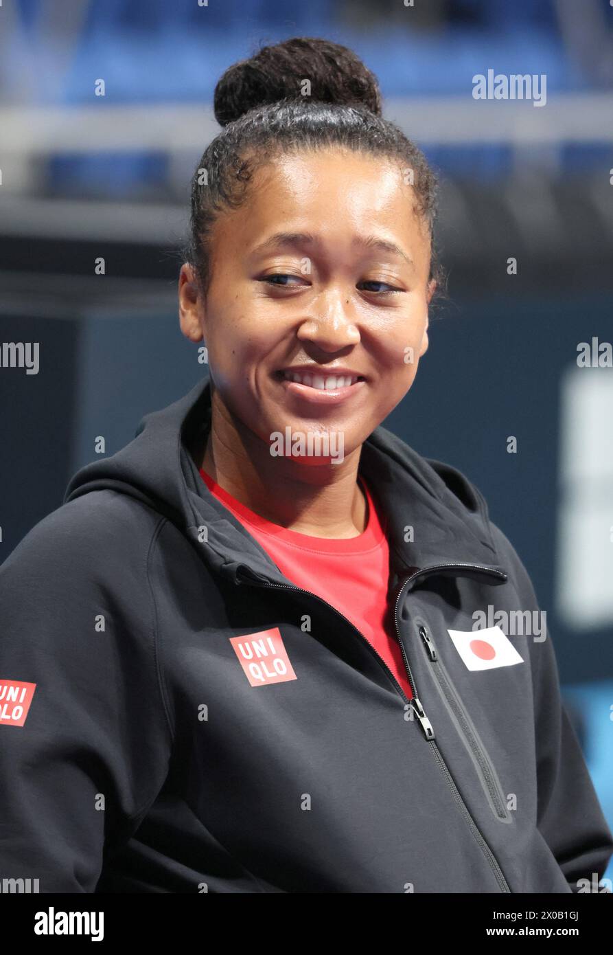 Tokyo, Japan. 11th Apr, 2024. Japanese professional tennis player Naomi ...