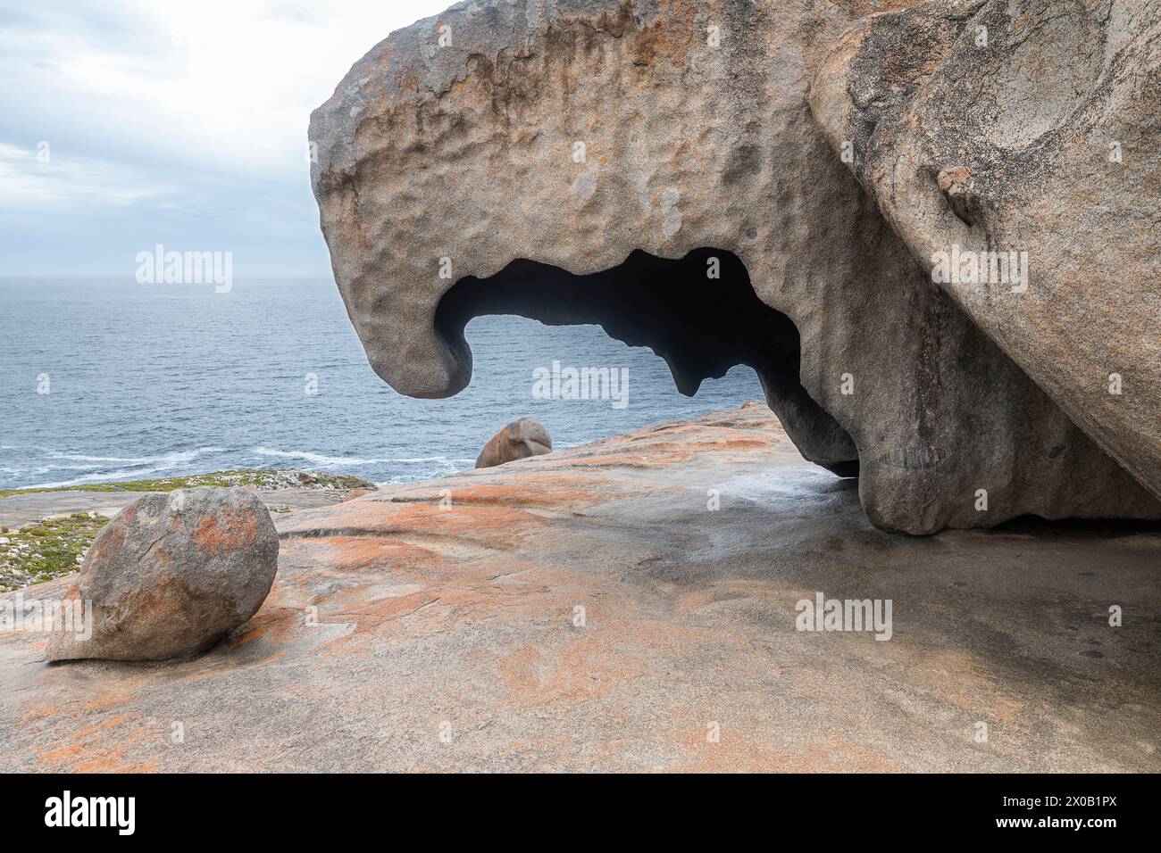 Remarkable Rocks in Flinders Chase National Park, Kangaroo Island Stock ...