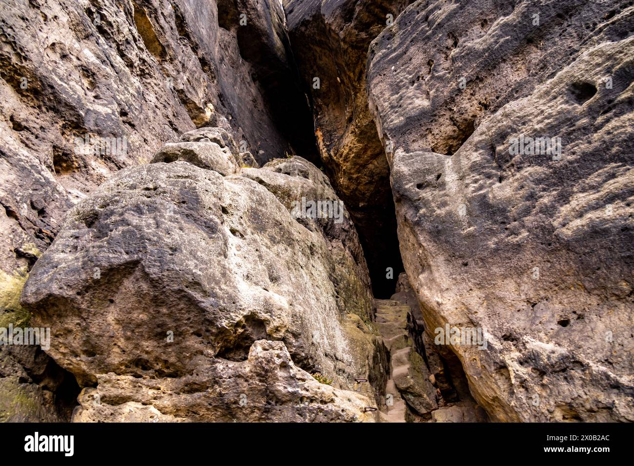 A springtime hiking tour via the Hirschmühle to the Carola Rock in ...