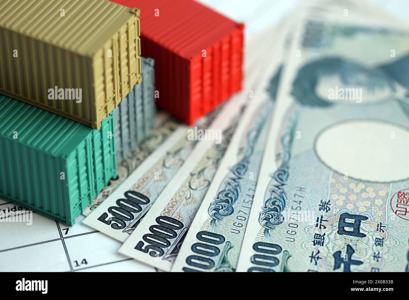 Global business container cargo ship in import export business logistic ...