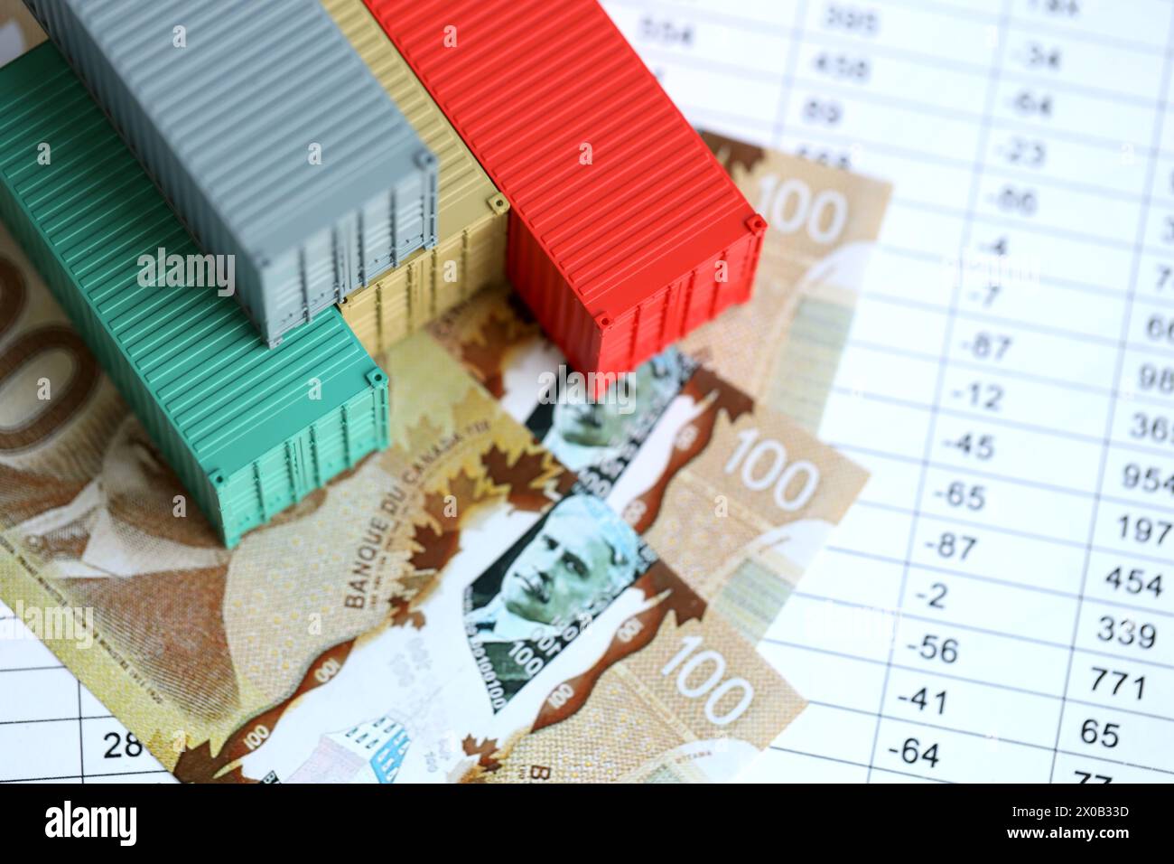 Global business container cargo ship in import export business logistic ...