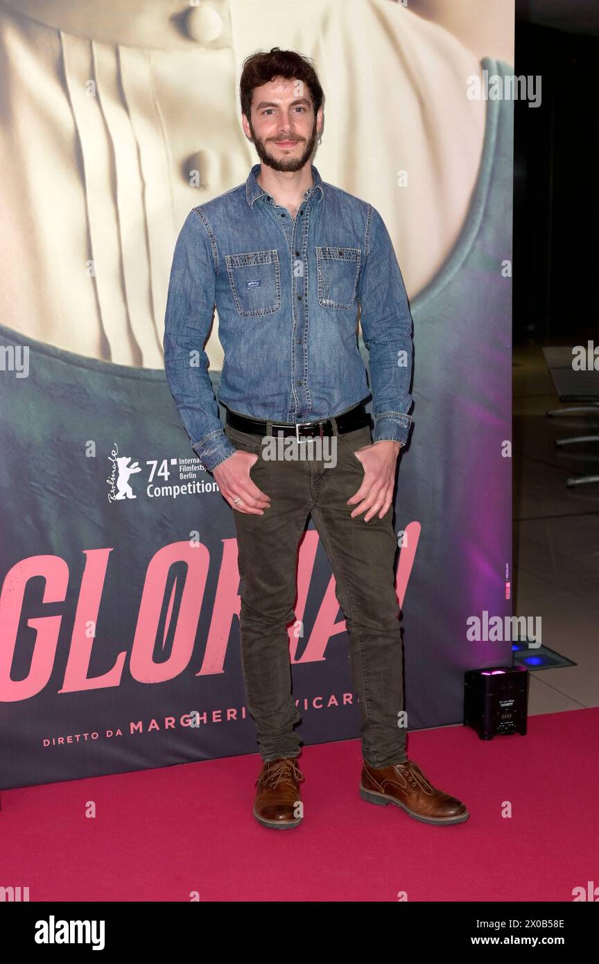 Alessandro Sperduti attends at premiere of "Gloria" movie at Adriano ...