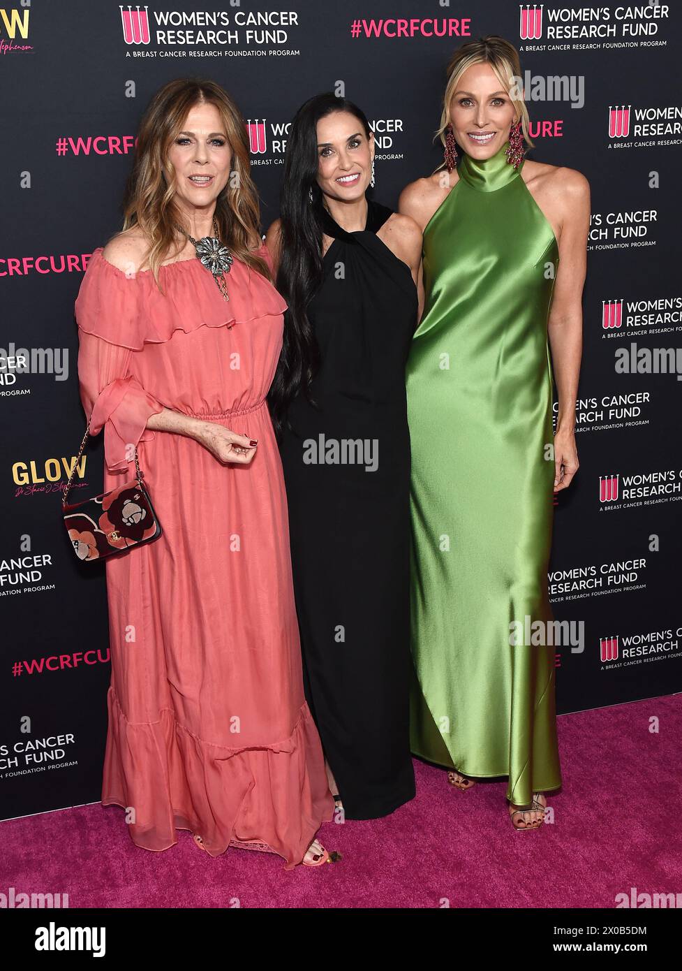 Beverly Hills, USA. 10th Apr, 2024. Rita Wilson, Demi Moore and Jamie ...