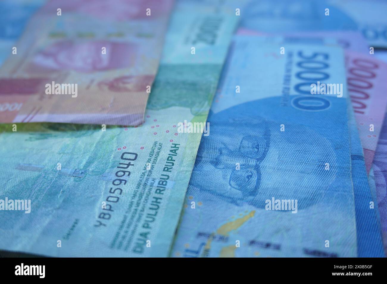 Stock photo of Indonesian rupiah, the official currency of Indonesia ...