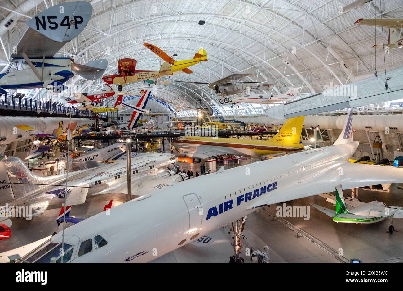 Steven F. Udvar-Hazy Center, is the Smithsonian National Air and Space Museum, in Fairfax County ...