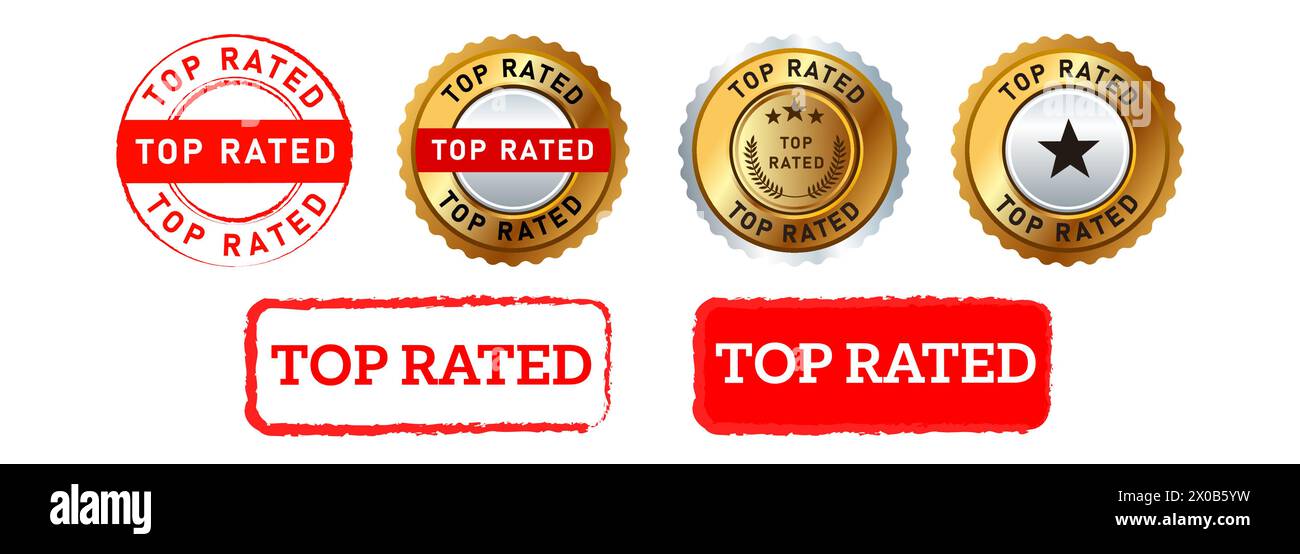 top rated rectangle circle stamp and seal badge label sticker sign for ...