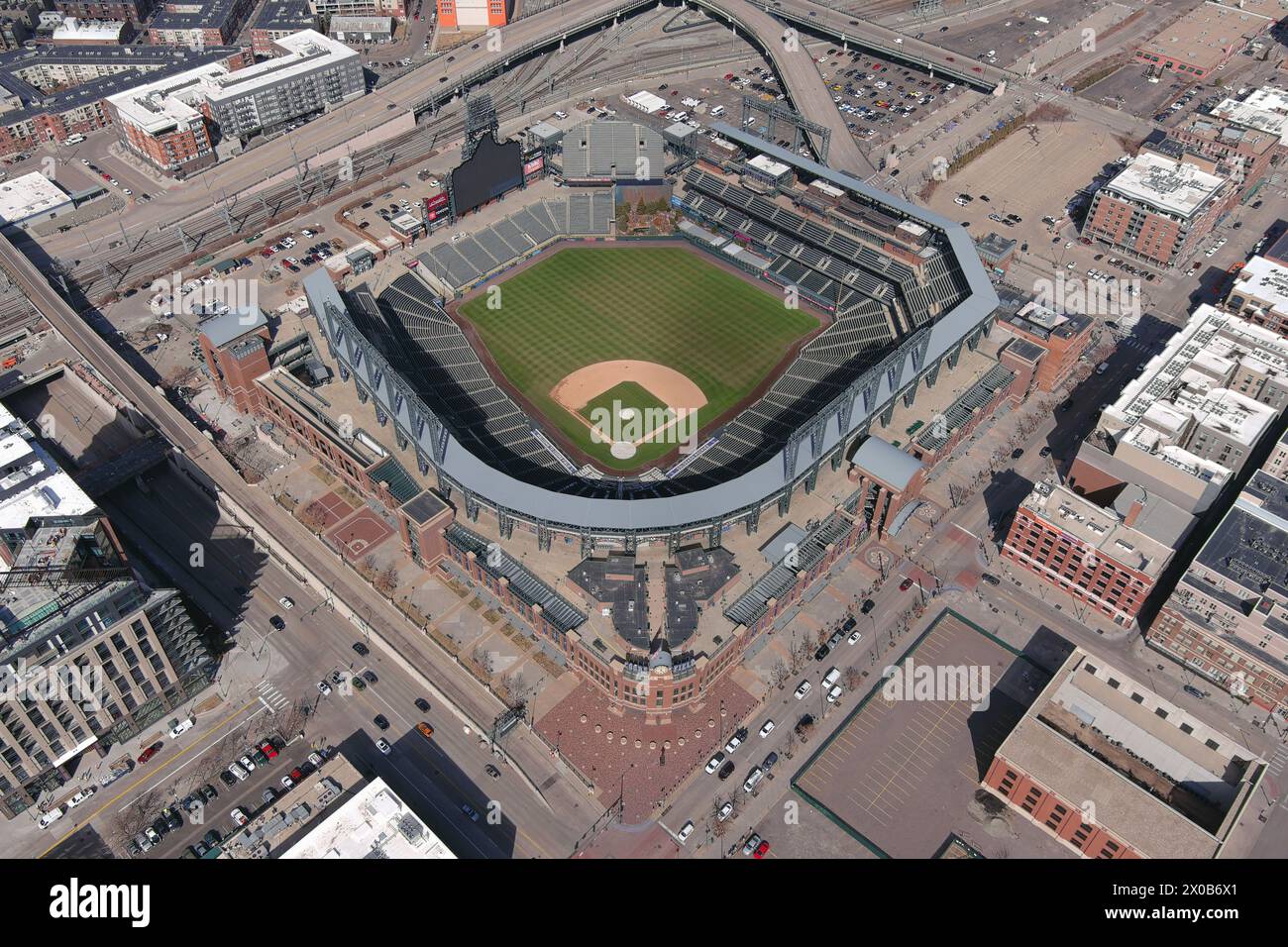 Coors field colorado rockies stadium hi-res stock photography and ...