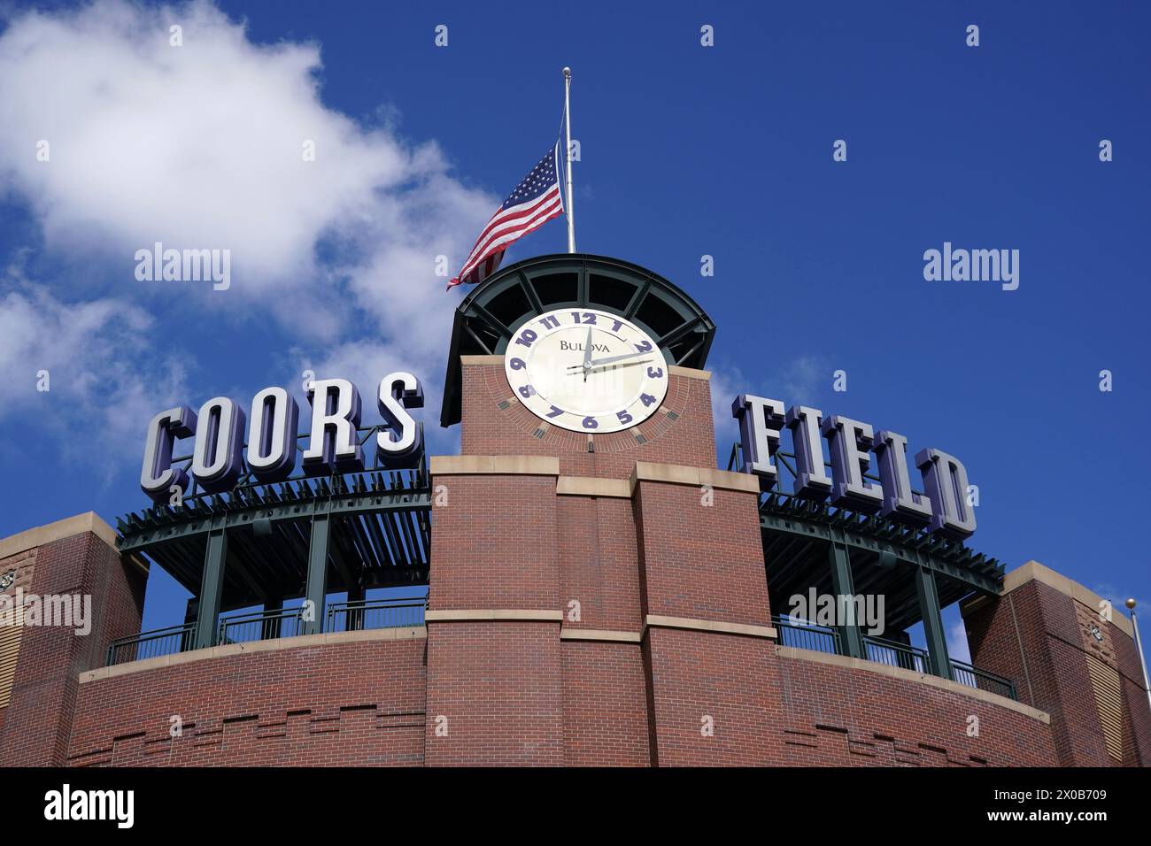 A general overall view of Coors Field main entrance Wednesday, Feb. 24 ...
