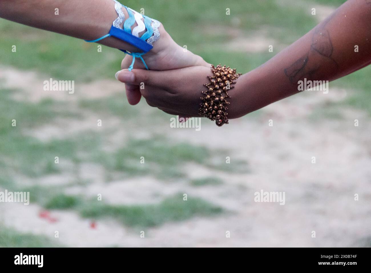 Two women from Maracatu, a Brazilian cultural and religious artistic ...
