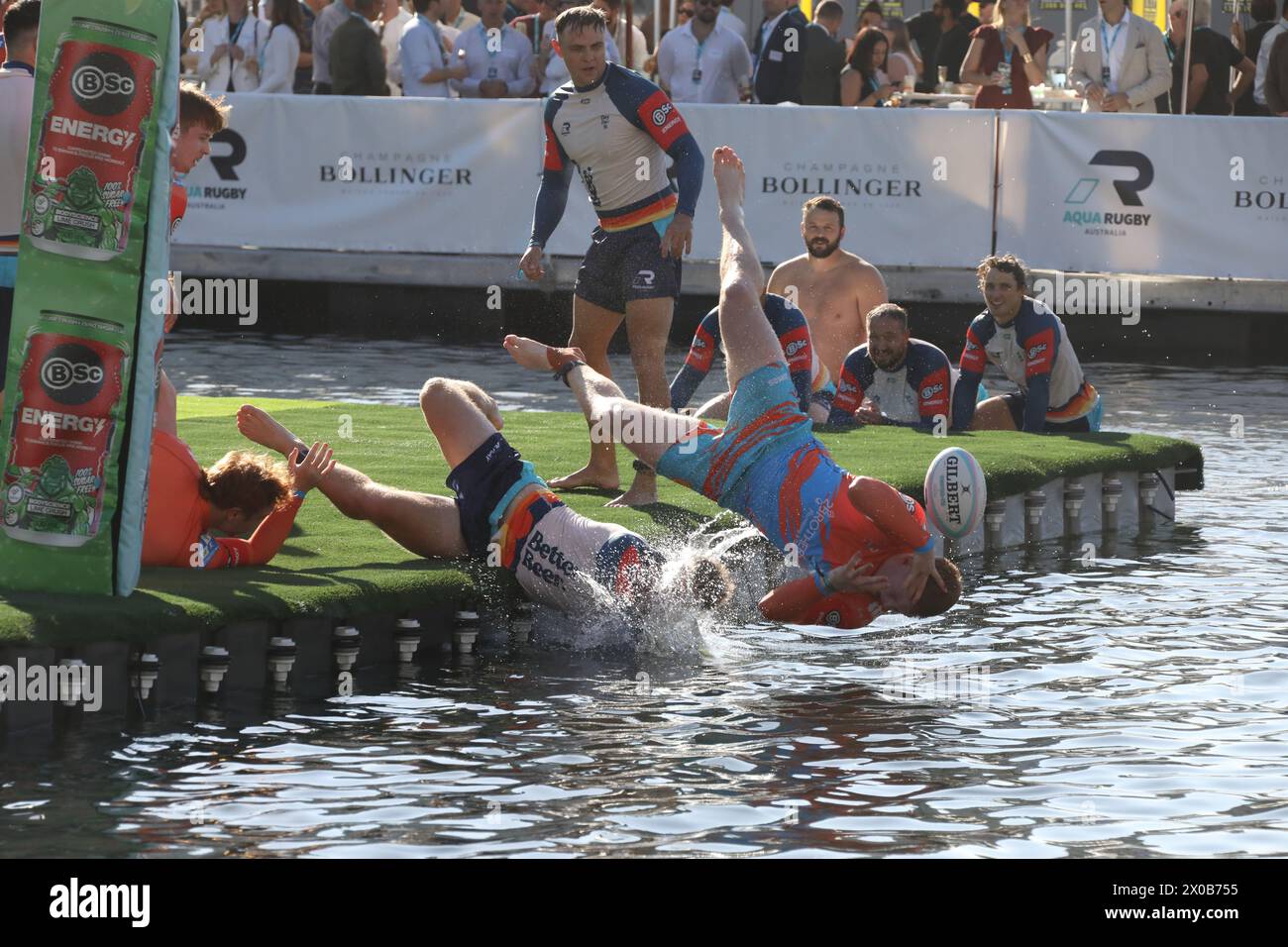 Sydney, Australia. 11th April 2024. The BSc Aqua Rugby Festival on a ...