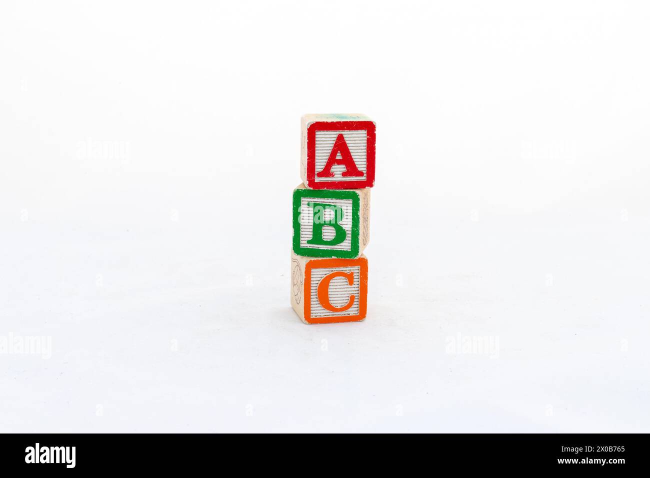 Abc block hi-res stock photography and images - Alamy