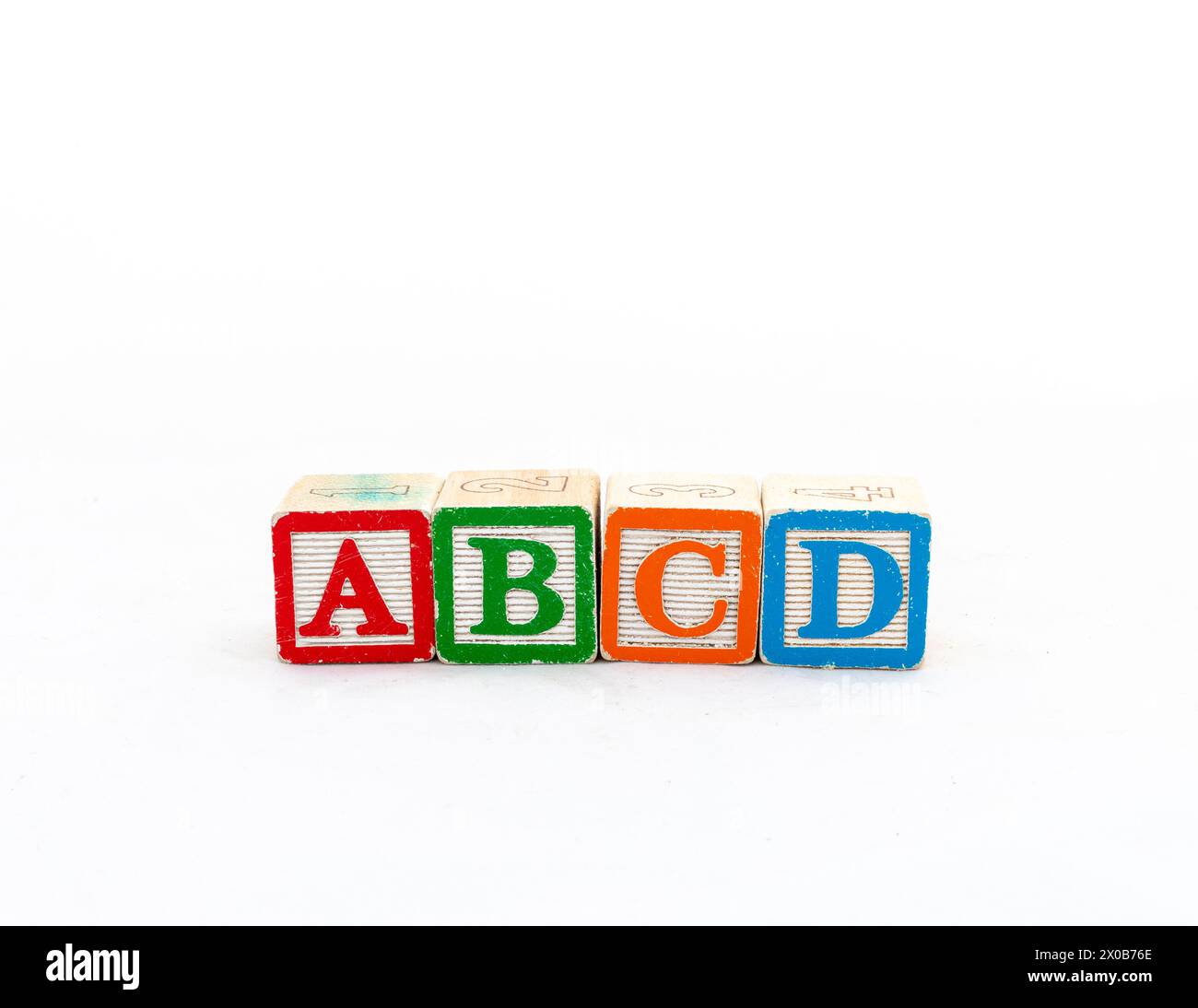 Abcd Letters Cut Out Stock Images And Pictures Alamy