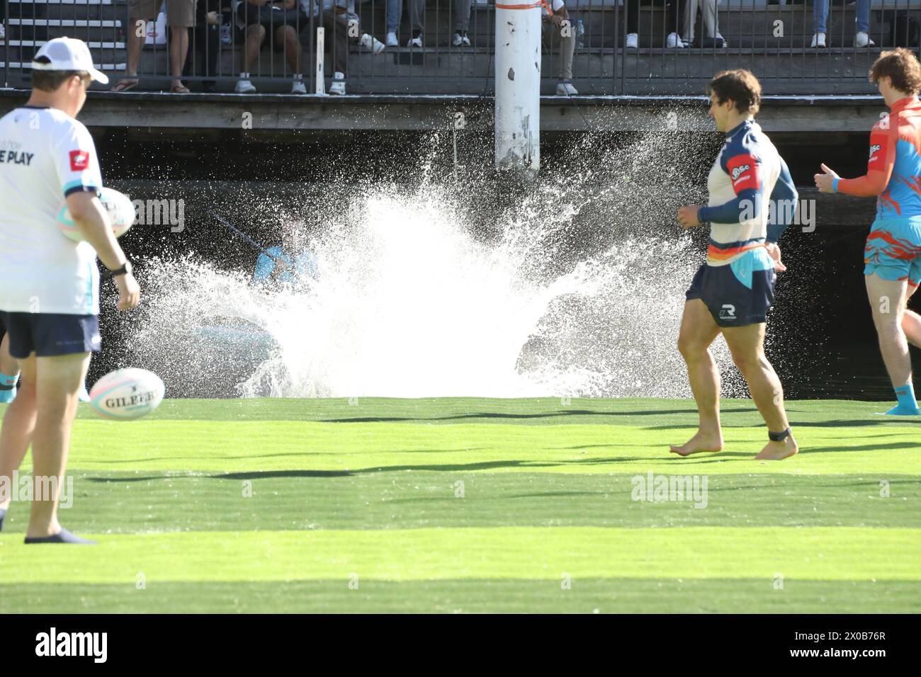 Sydney, Australia. 11th April 2024. The BSc Aqua Rugby Festival on a ...