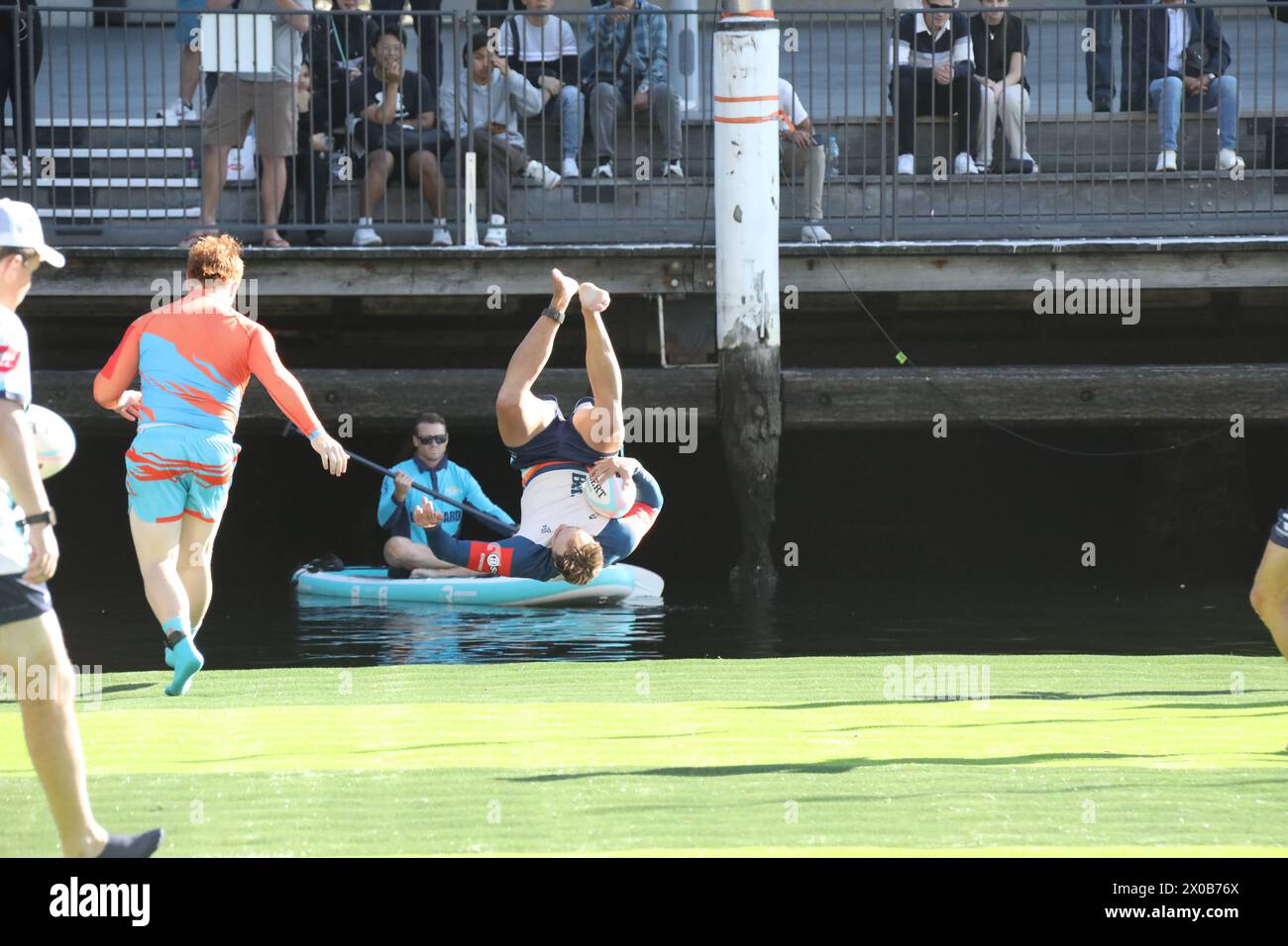 Sydney, Australia. 11th April 2024. The BSc Aqua Rugby Festival on a ...