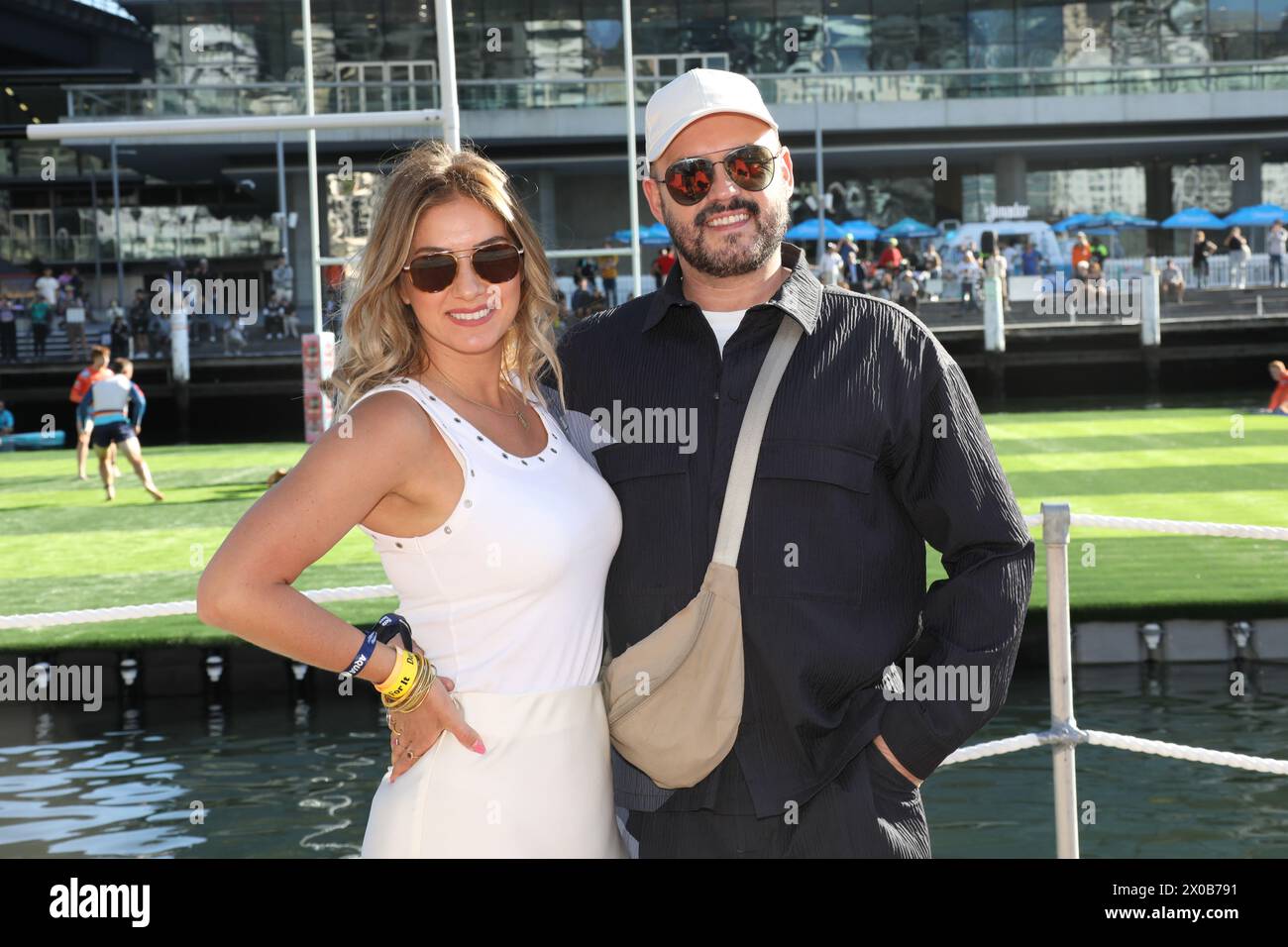 Sydney, Australia. 11th April 2024. The BSc Aqua Rugby Festival on a ...