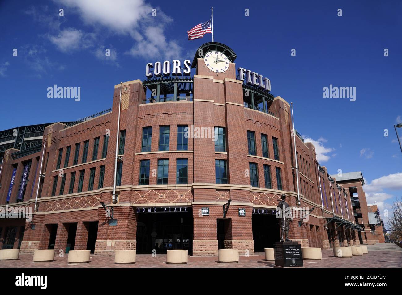 A general overall view of Coors Field main entrance Wednesday, Feb. 24 ...