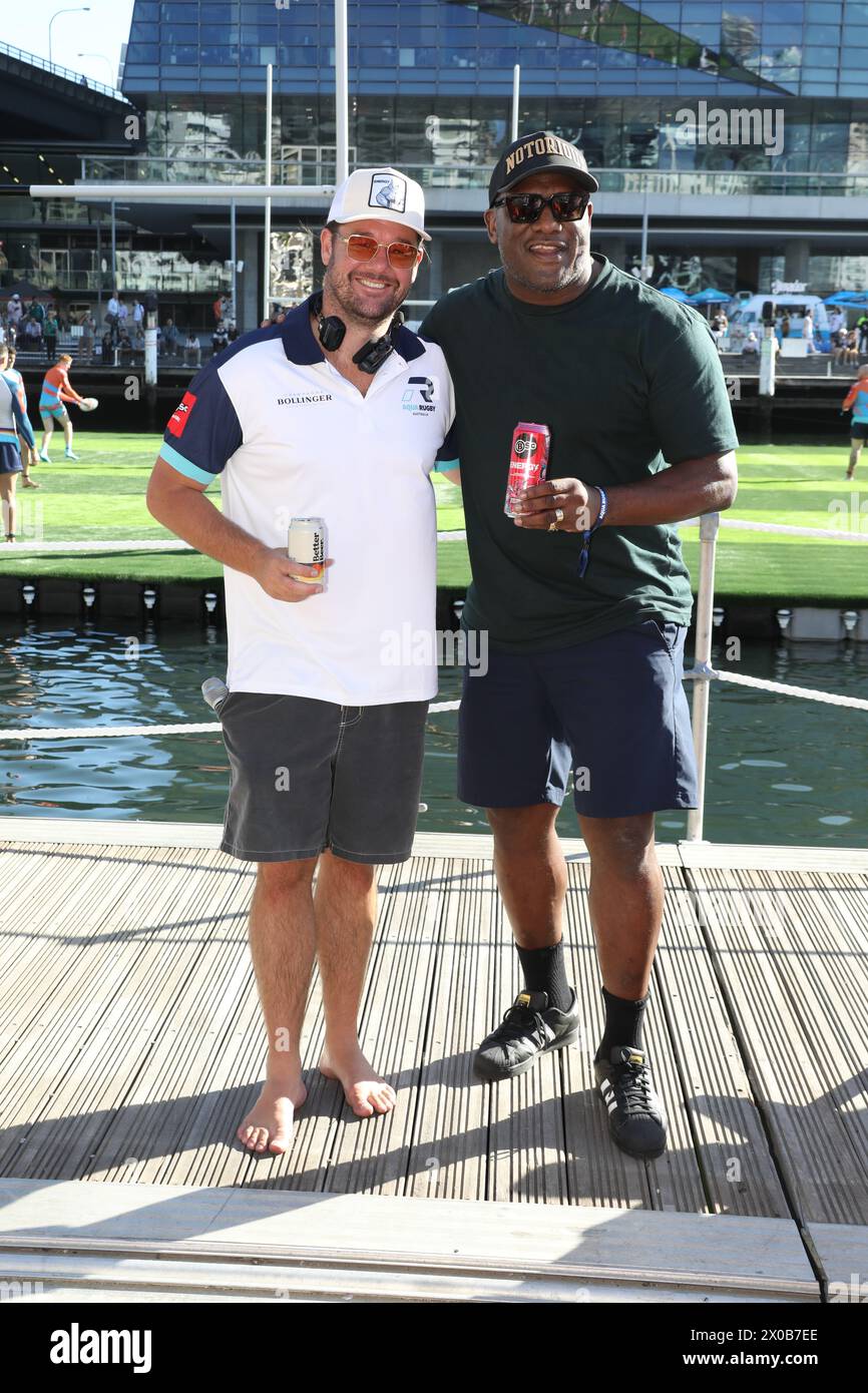 Sydney, Australia. 11th April 2024. The BSc Aqua Rugby Festival on a ...