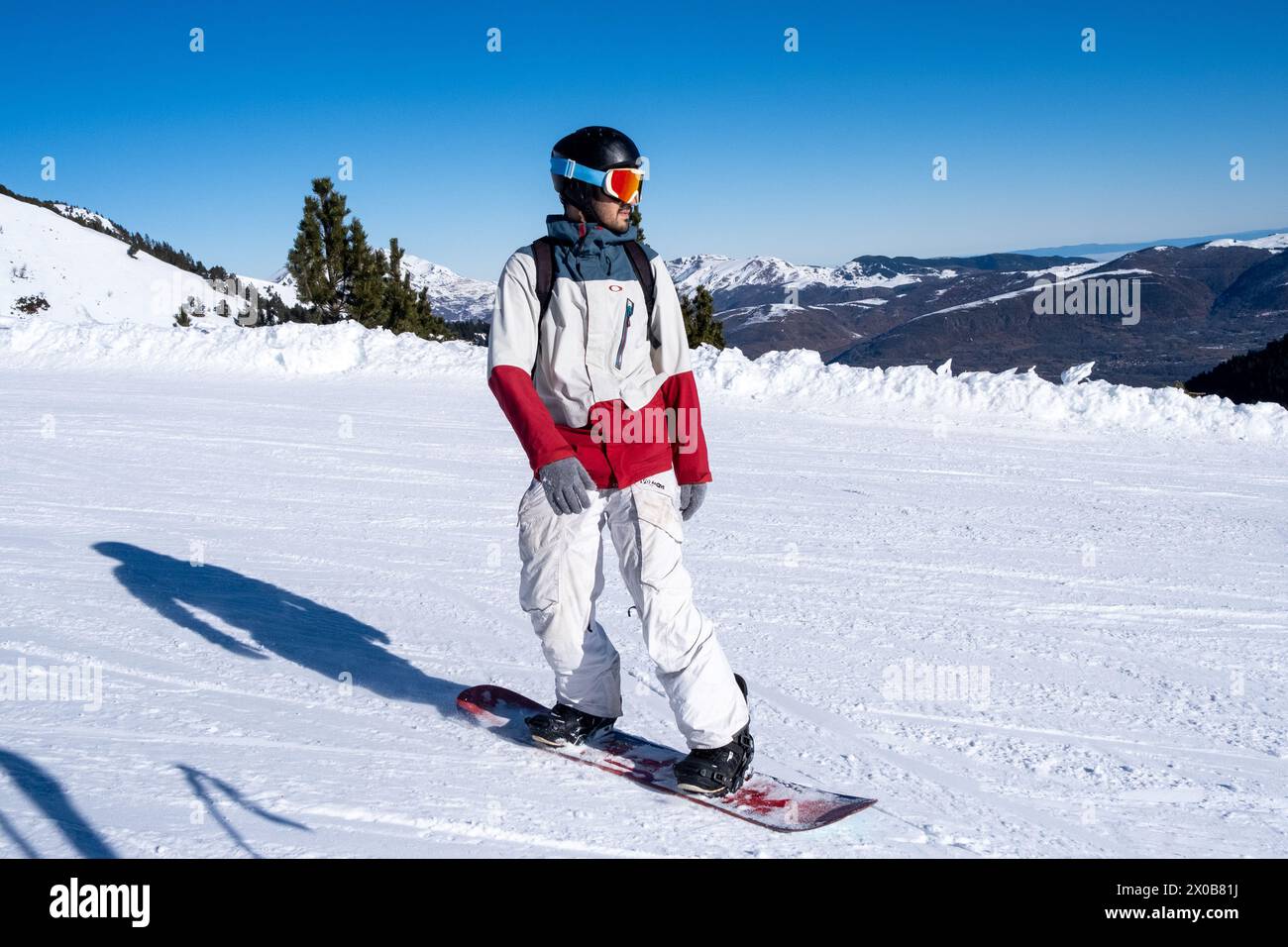 Ax 3 Domaines alpine ski resort in Ax-les-Thermes, a French commune ...