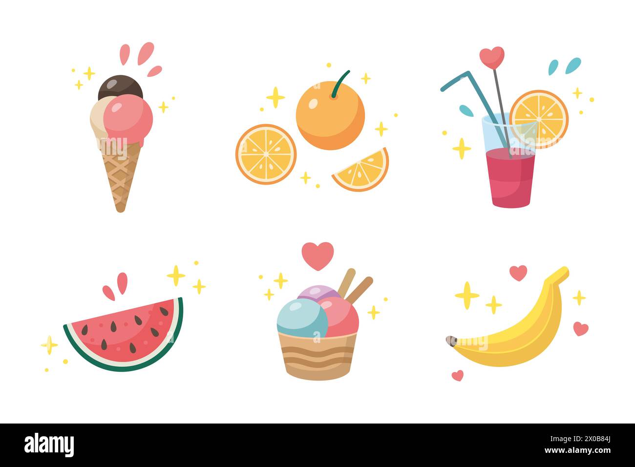 Popular summer vacation resort Cut Out Stock Images & Pictures - Alamy