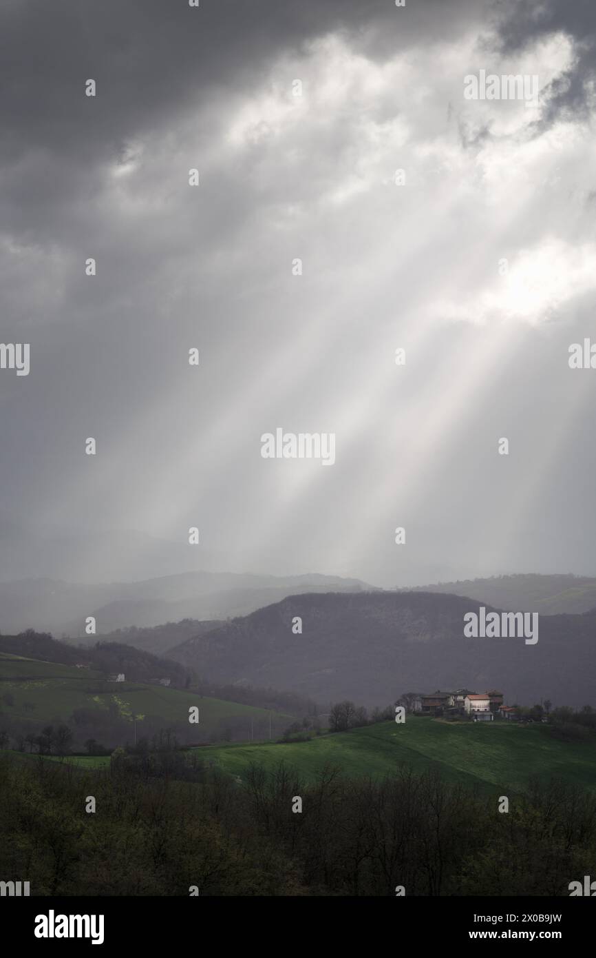 Blades of light:This opens on a space dominated by the shadows, just ...