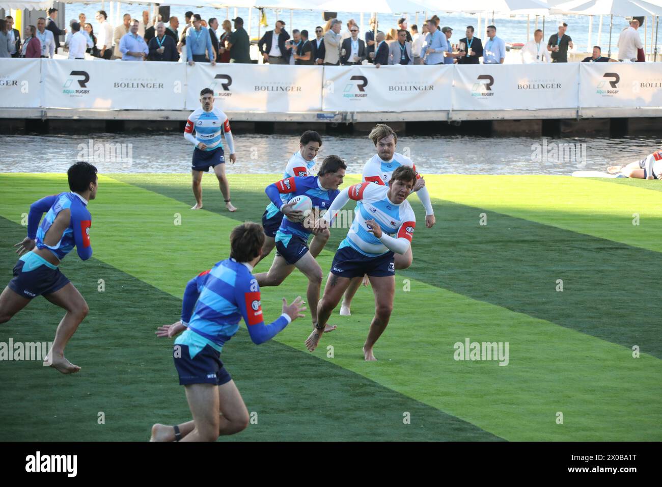Sydney, Australia. 11th April 2024. The BSc Aqua Rugby Festival on a ...