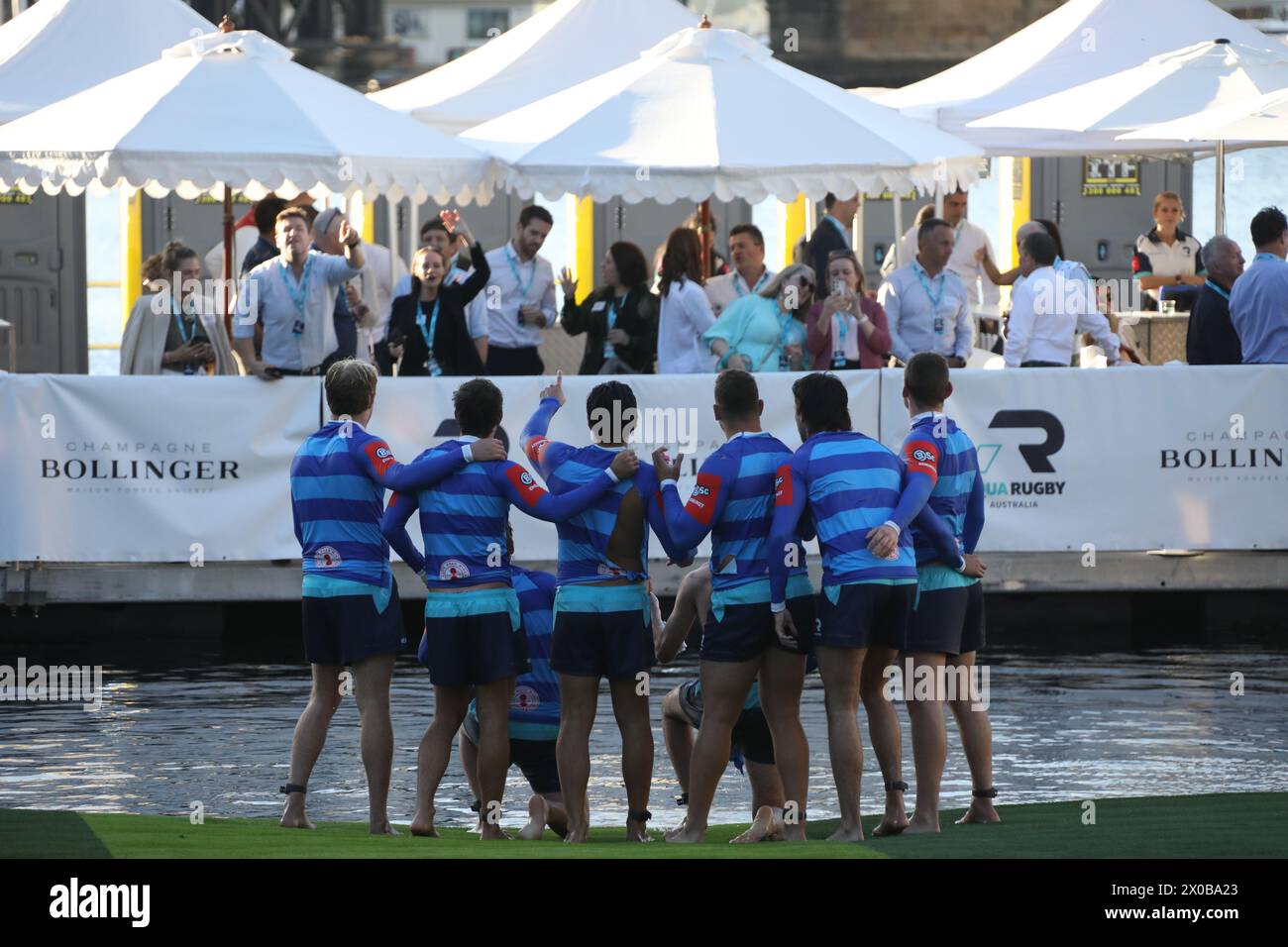 Sydney, Australia. 11th April 2024. The BSc Aqua Rugby Festival on a ...