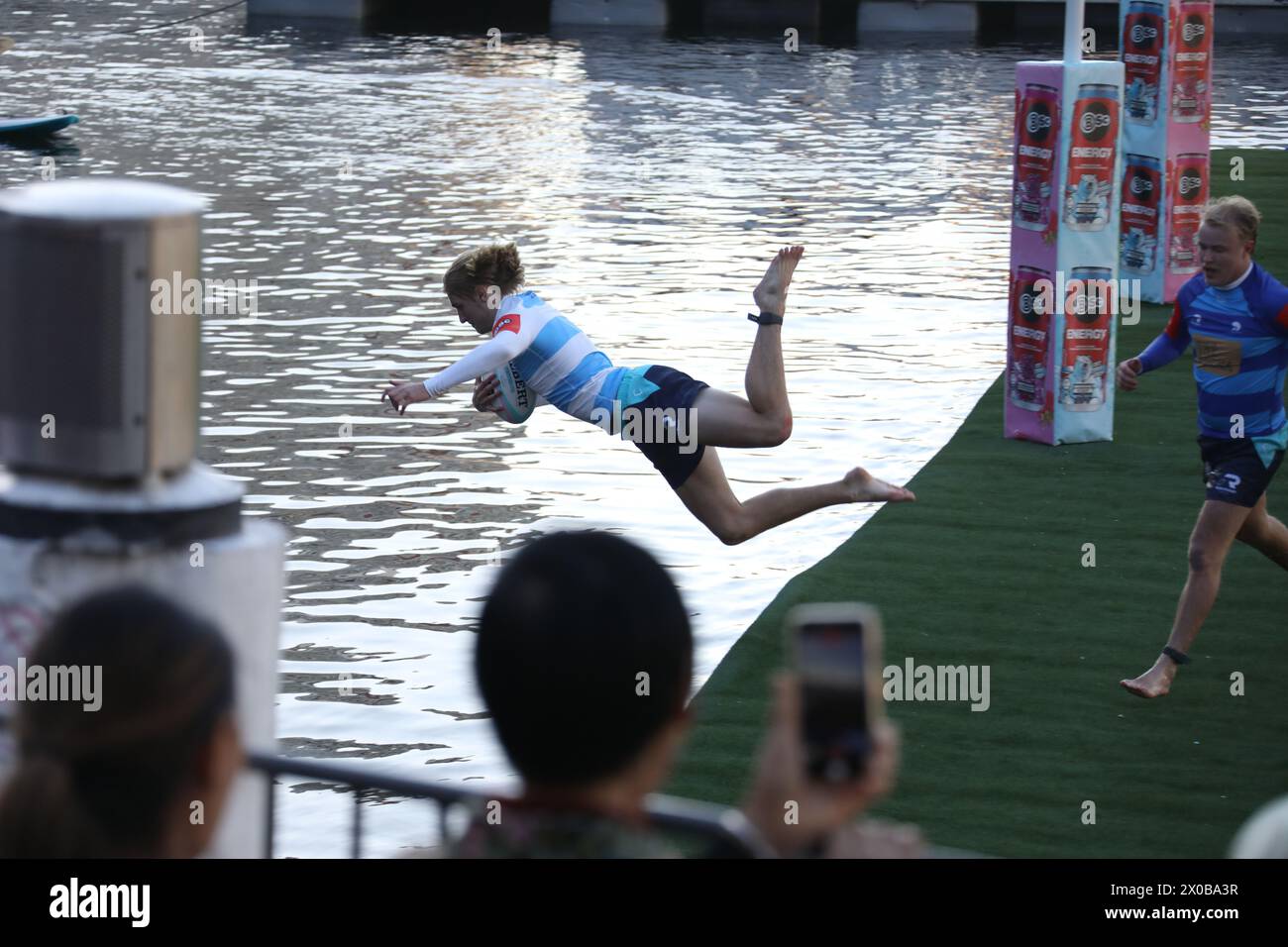Sydney, Australia. 11th April 2024. The BSc Aqua Rugby Festival on a ...
